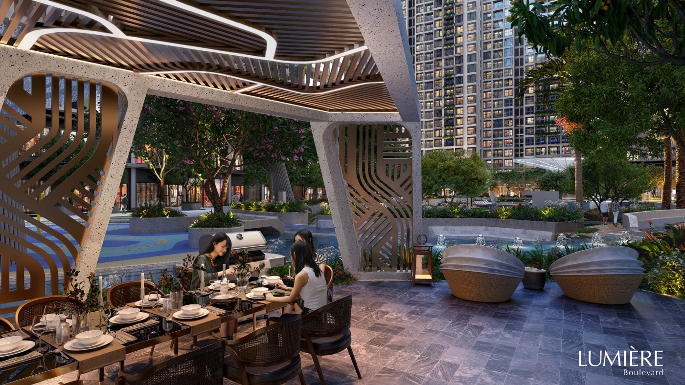 Tiện ích LUMIÈRE Boulevard và đặc quyền sống xanh chuẩn resort sáu sao